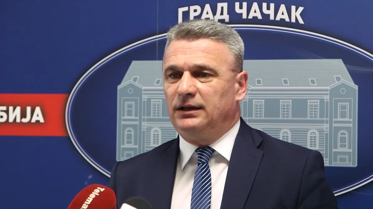 Gradonačelnik Čačka Milun Todorović privremeno van dužnosti zbog ...