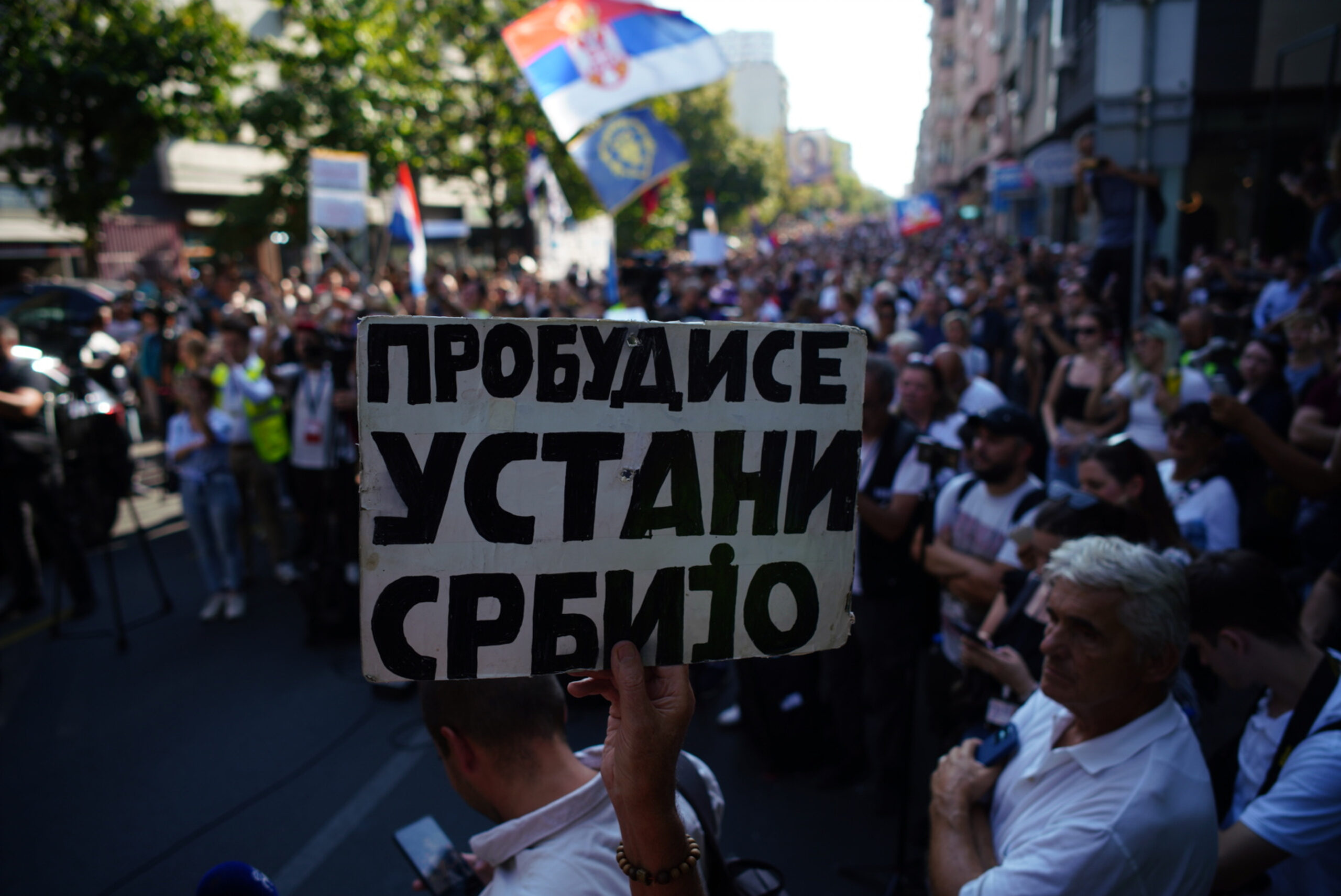 "Kosjerić bez straha": Građani protestovali protiv pretnji Milana ...